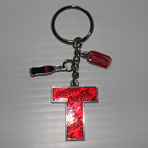 Coca Cola | Accessories | Coca Cola T Keychain | Poshmark